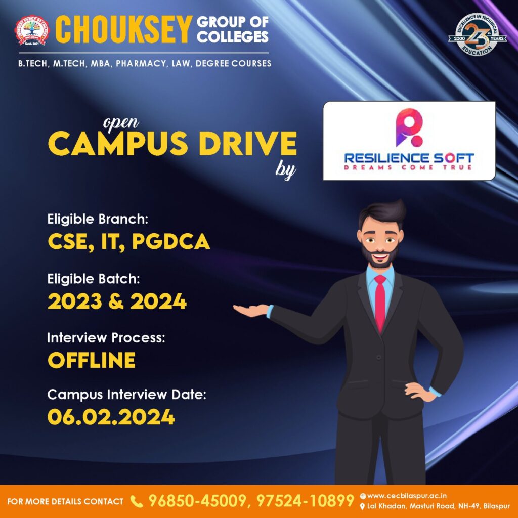 Open Campus Drive by Resilience Soft - CEC Bilaspur